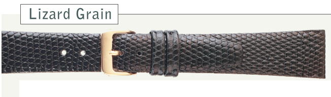 Pink Lizzard Leather Watch Strap