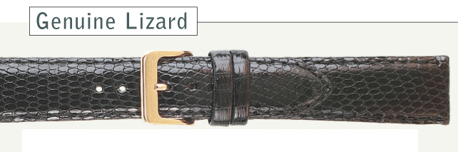 Pink Lizzard Leather Watch Strap