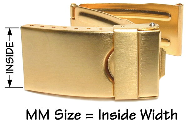 Tri-Fold Clasp with Extender Yellow