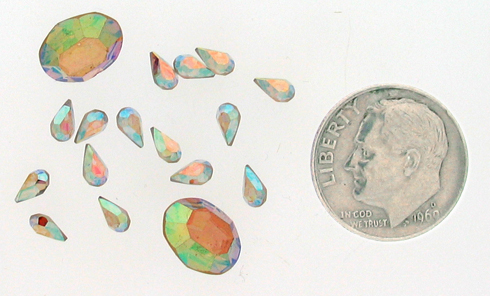 Foil Back Stones - Square 2 & 3mm