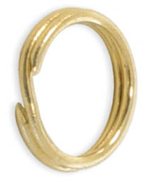 Split Ring Oval 14K Yellow